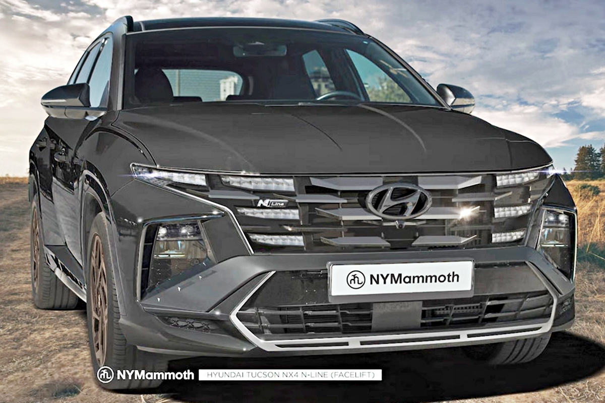 "이 디자인 대박" 투싼 페이스리프트 출격 대기, N라인은 이런 모습?