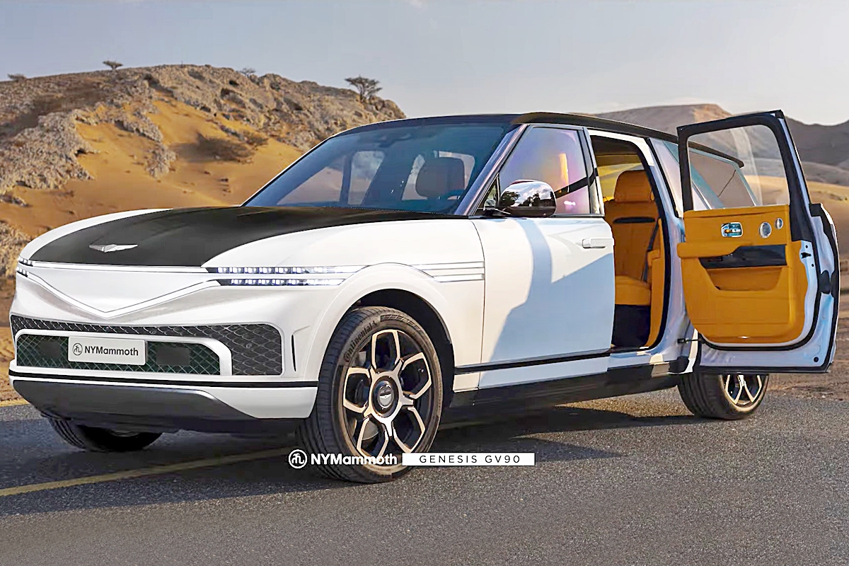 롤스로이스 뺨치네.. ‘2억 짜리’ 제네시스 GV90, 실물은 이런 모습? - 네이트뷰